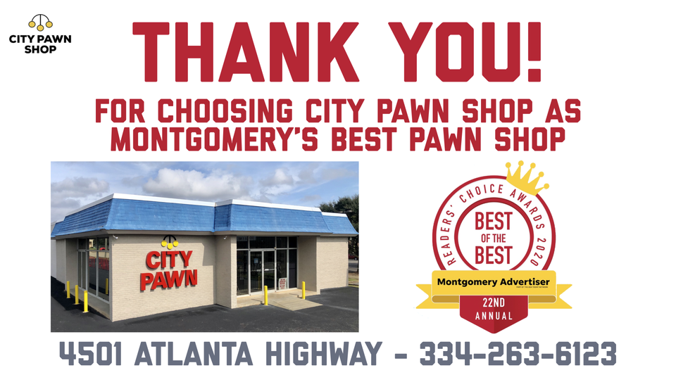 City Pawn | Licensed Pawn Services | Montgomery, AL