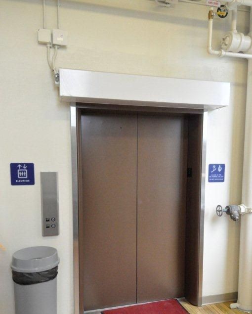 Elevator Smoke Curtains by Smoke Guard