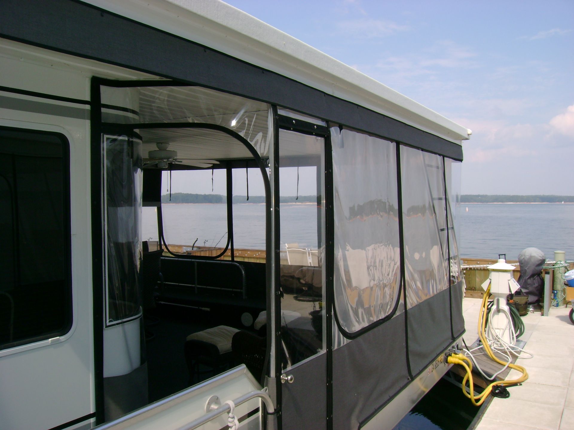 Houseboat Enclosures Buford, GA | Lakeside Marine Canvas
