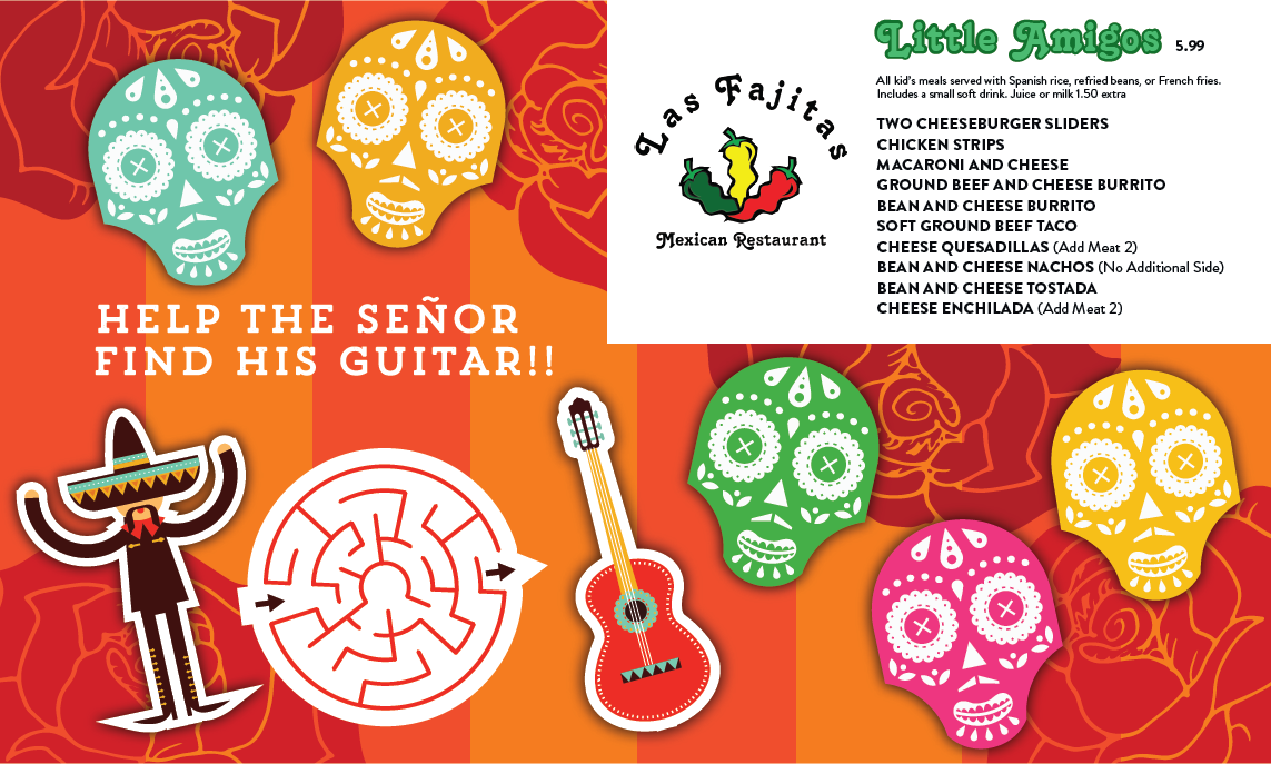 Las Fajitas Mexican Restaurant Kids' Menu | Aurora, CO