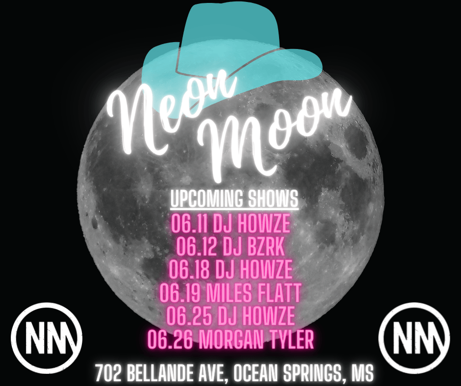 Upcoming Events Calendar | Neon Moon