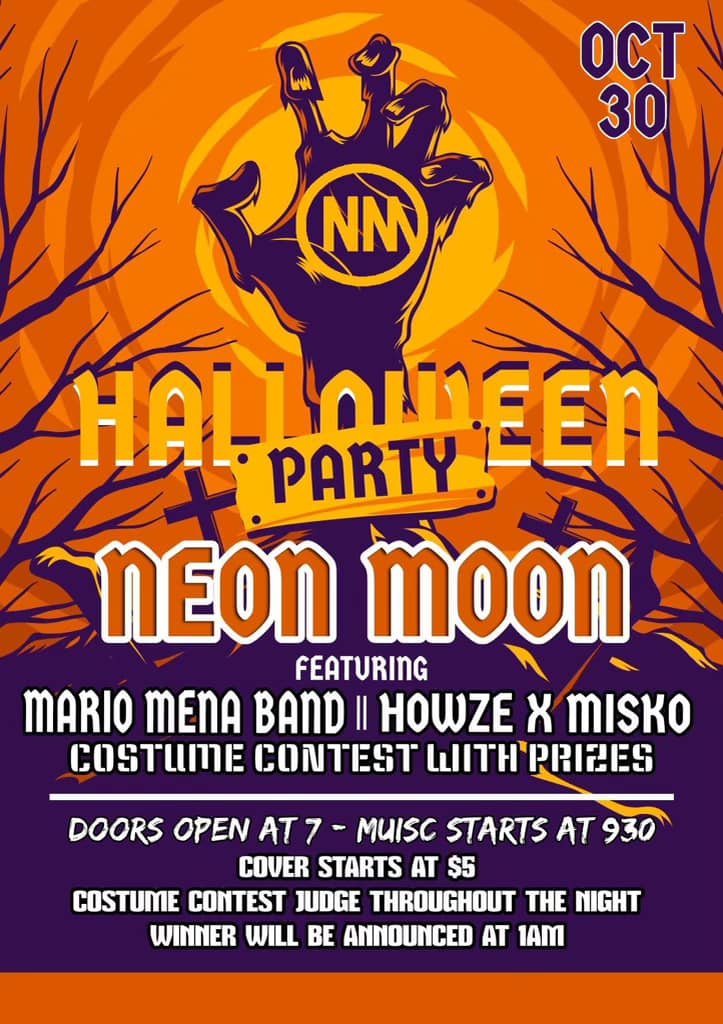 Upcoming Events Calendar | Neon Moon