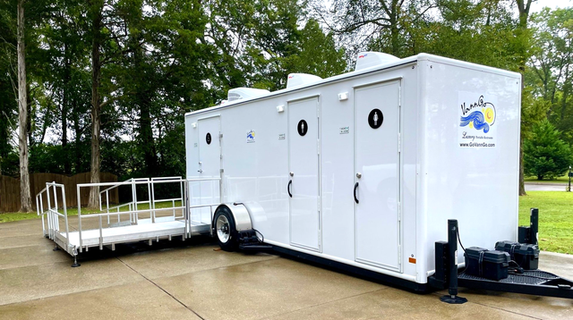 Restroom Trailers For Wedding Luxury Restroom Trailer Rental