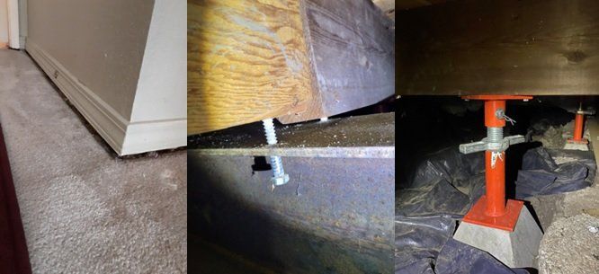 Sagging Floors A Sign Of A Failing Crawl Space