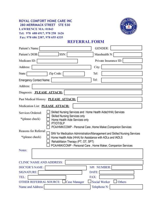 New Patient Referral Thank You