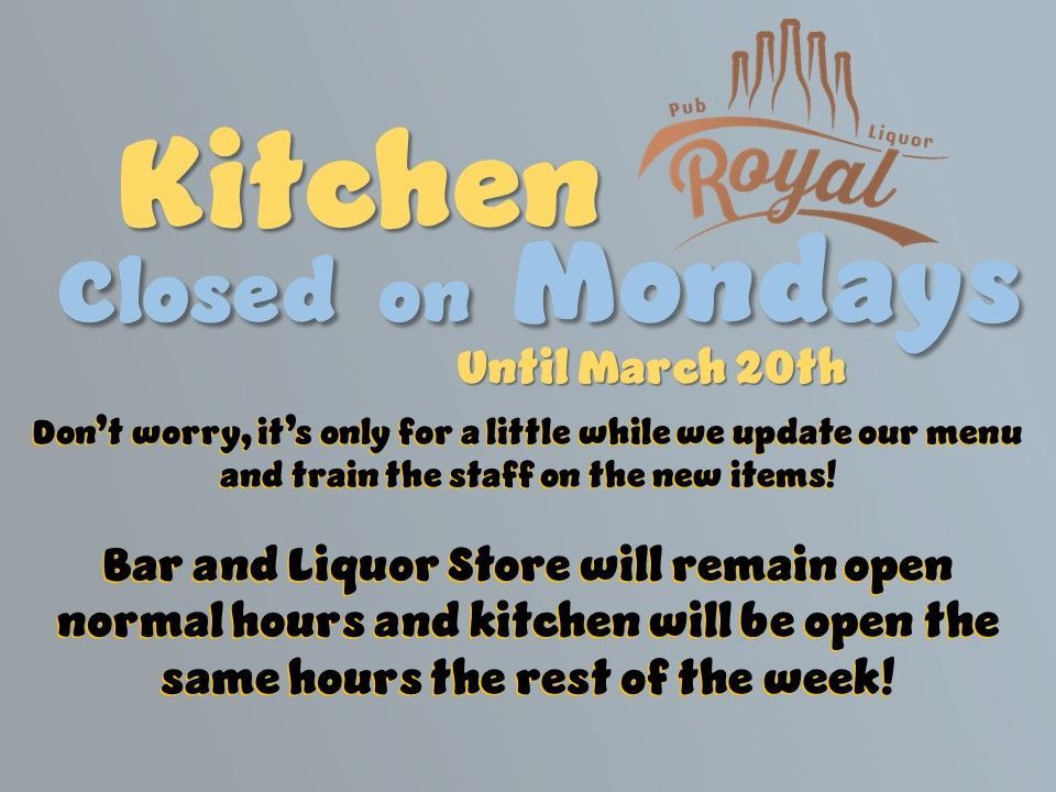 Royal Pub & Grill Food Menu | Freeport, IL