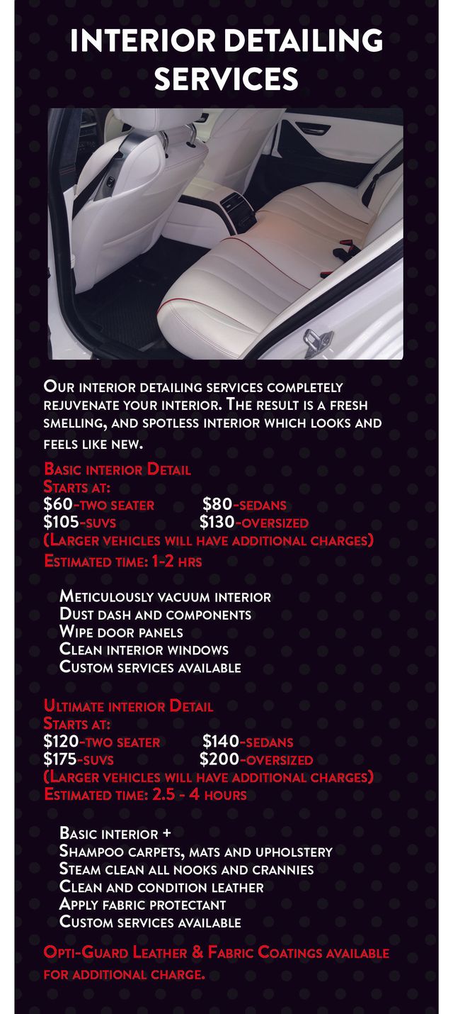 Interior Detailing | Detailing Packages | Peachtree City, GA Interior Detailing | Detailing Packages | Peachtree City, GA