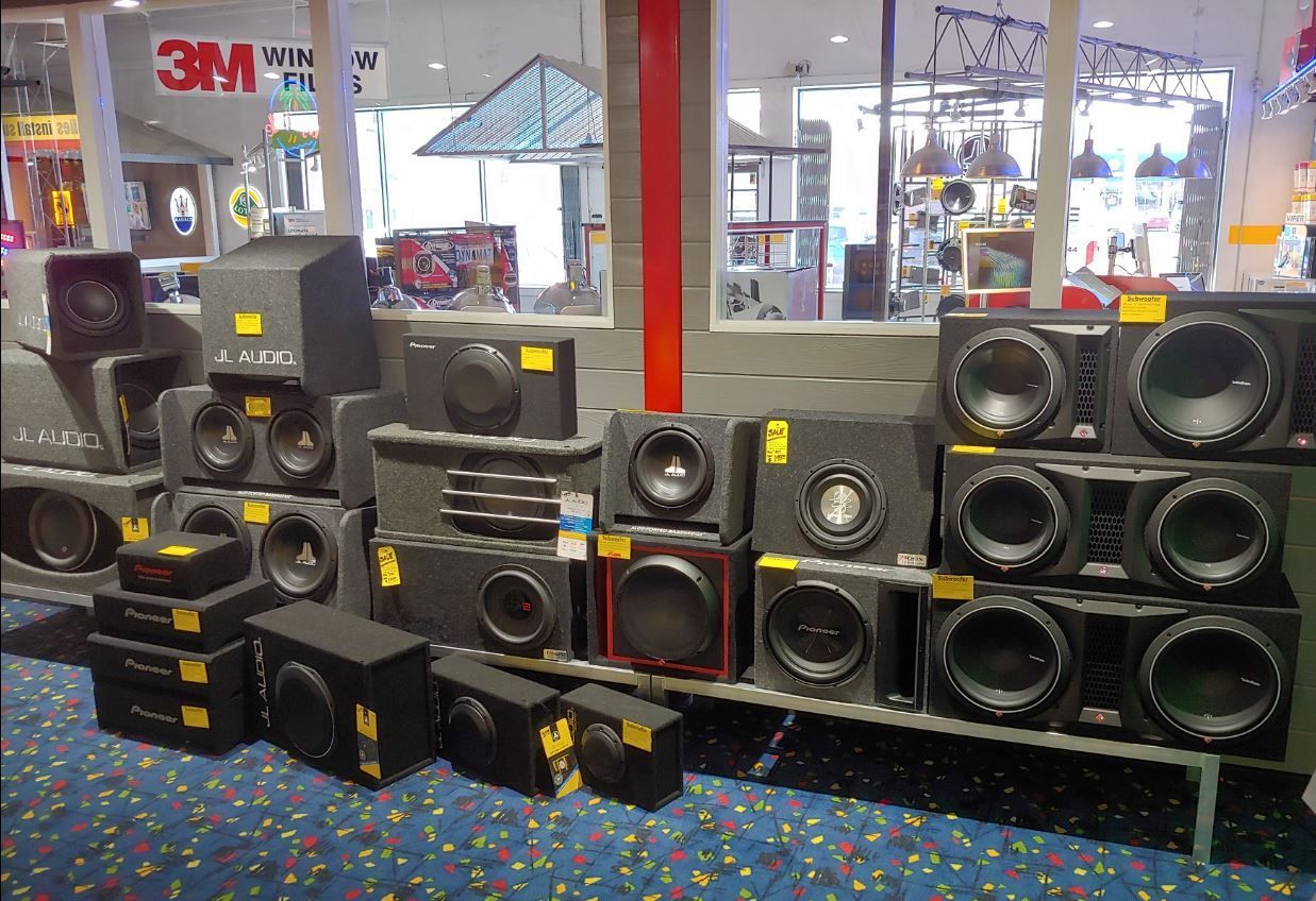 Places that sell car speakers near me store