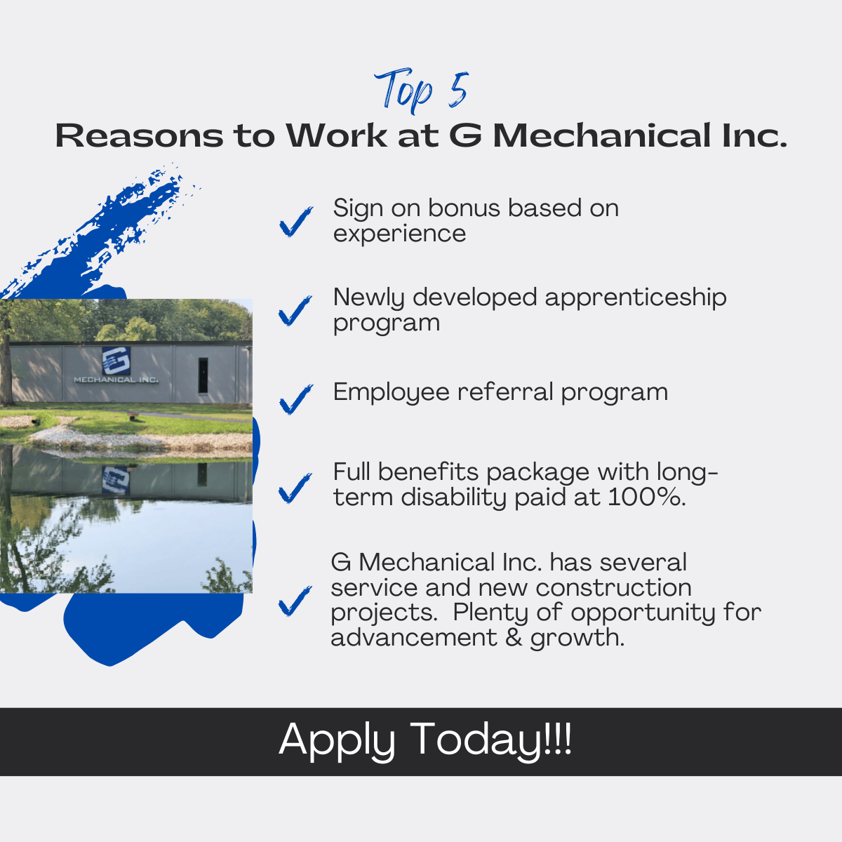 Employment Opportunities | G Mechanical Inc.