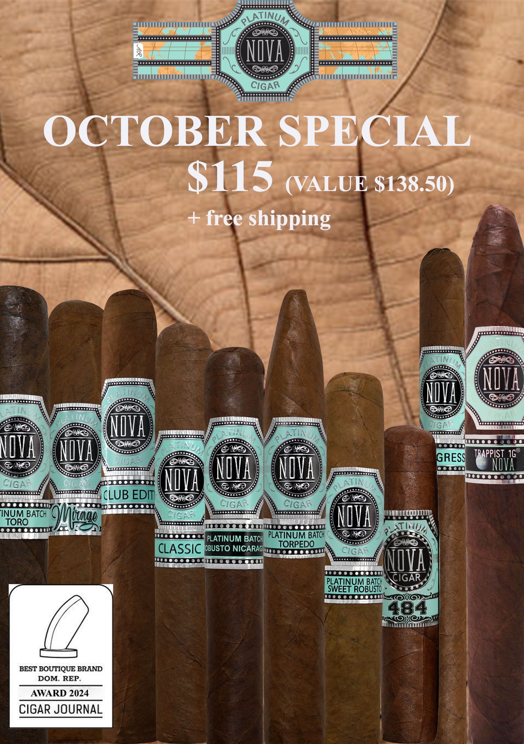 Platinum Nova Cigars | Cigar Sales | Delray Beach, FL