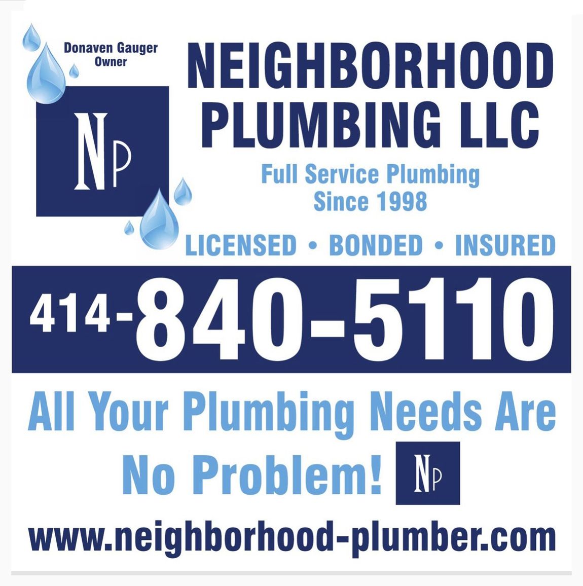 Neighborhood Plumbing LLC | Plumber | Milwaukee, WI