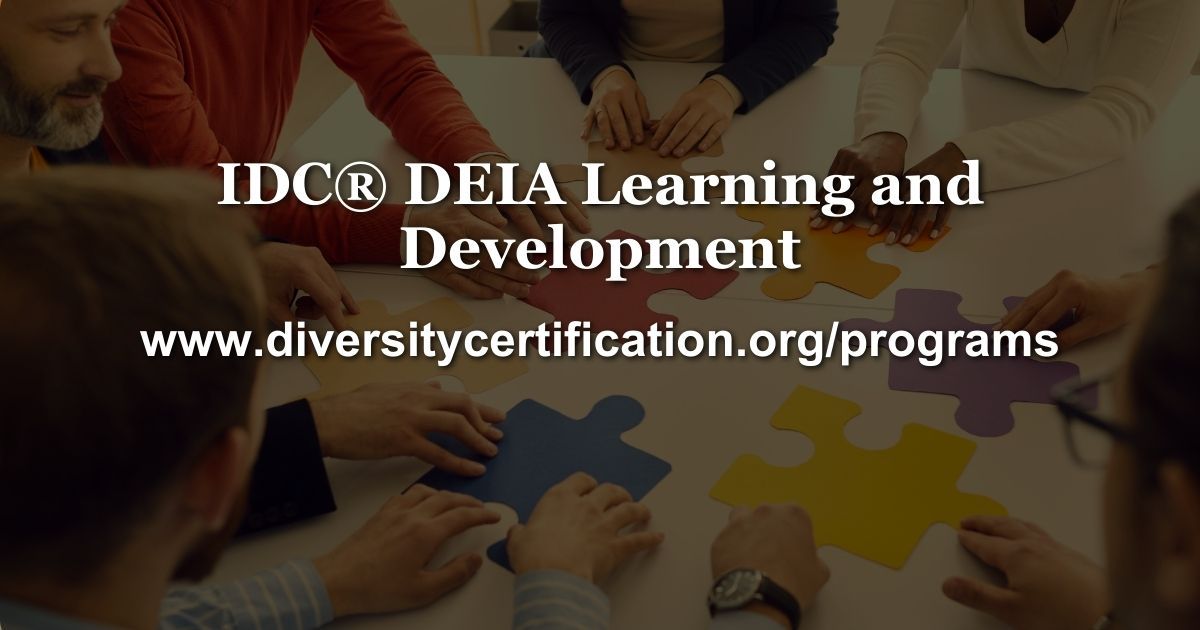 DEI Learning and Development Programs by IDC