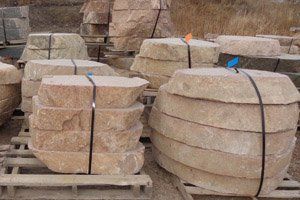 Natural Stone and Boulder Steps Photo Gallery | Jordan, MN