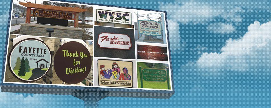 Sandblasted Signs | Beckley, WV – Farha Signs