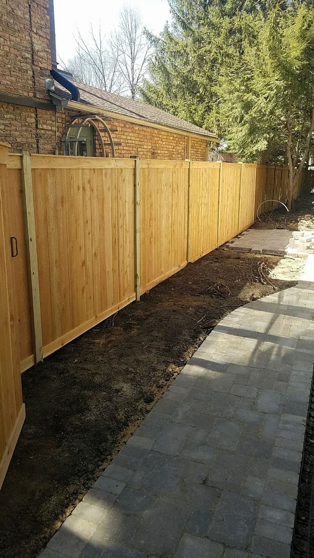Custom Wood Fencing | Arch Shaped Fence | Madison, WI
