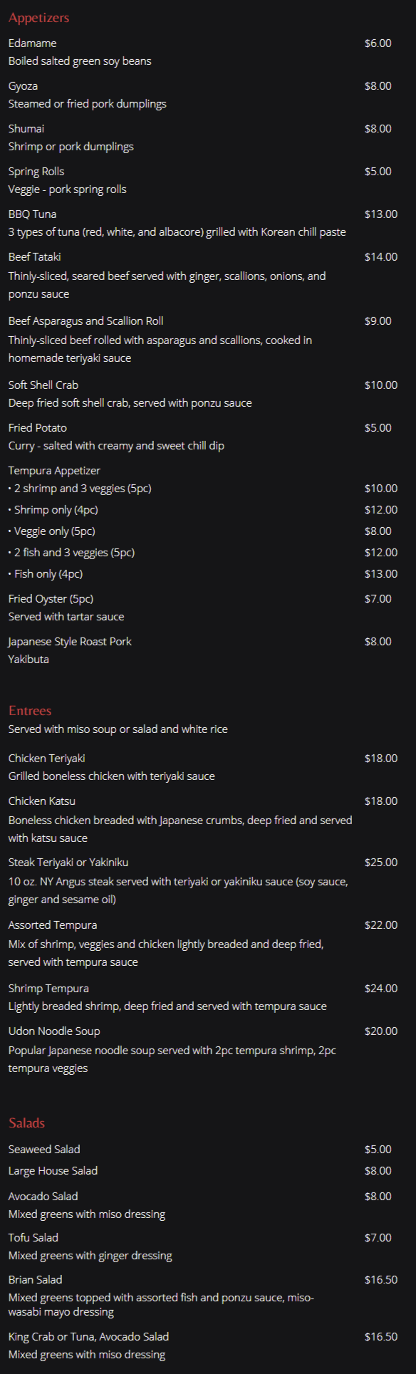 Menu De Sushi De Origami ORIGAMI SUSHI, Rishon Lezion Menu, Prices