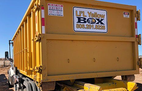 Li'l Yellow Box Roll-Off Containers | Lubbock, TX