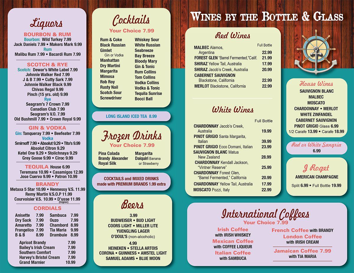 Nautilus Diner-Restaurant Crofton Menu | Crofton, MD