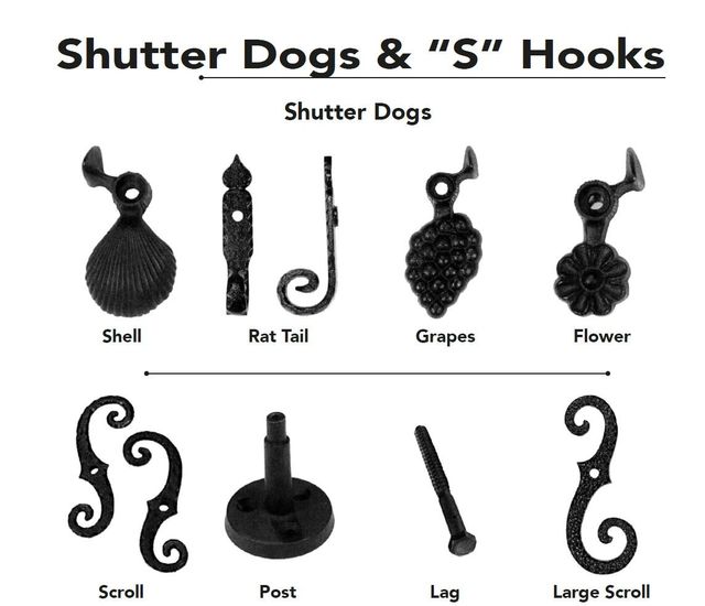 Exterior Hardware | Shutter Dogs | Gilmer , TX
