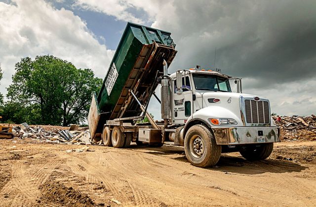 Waste Management Roll Off Truck