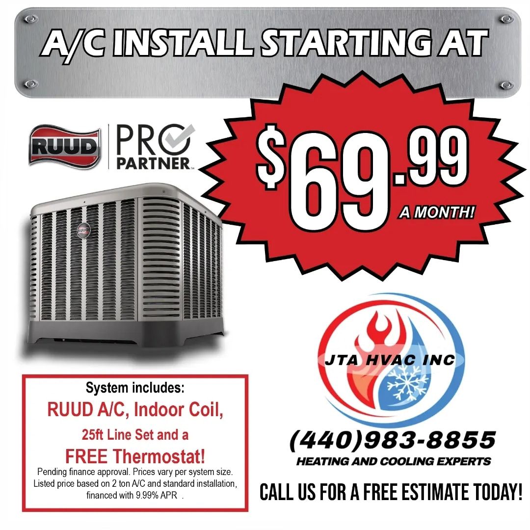 AC and Furnace Services | JTA HVAC | Northeast Ohio