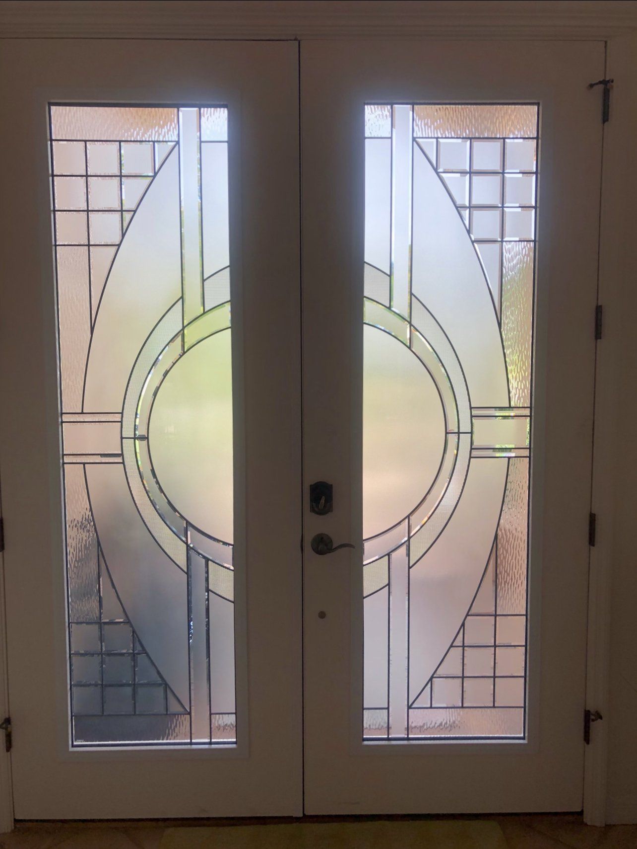 Glass Door Insert Photo Gallery | Brum Art Glass