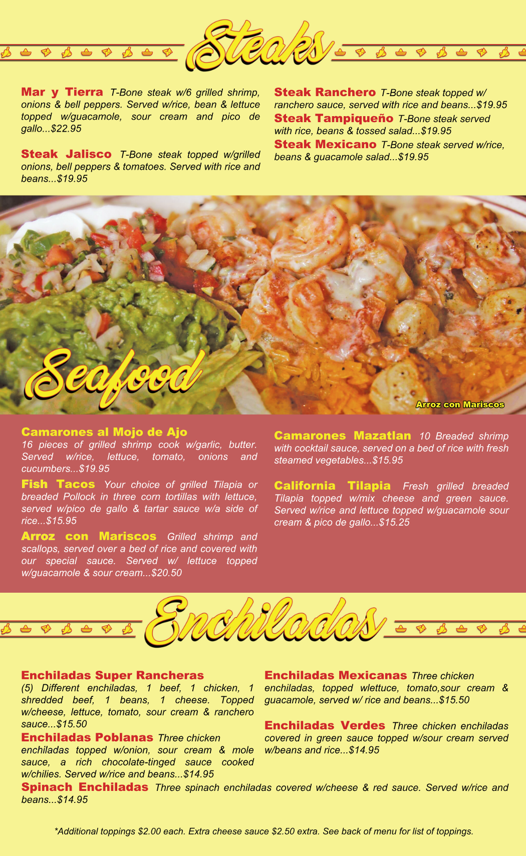 Menu Page 5