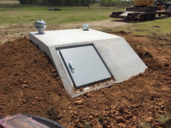 Storm Shelter Installation | Cyclone Septics | Guthrie, OK