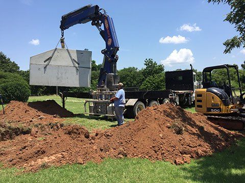 Storm Shelter Installation | Cyclone Septics | Guthrie, OK