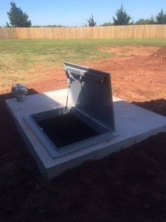 Storm Shelter Installation | Cyclone Septics | Guthrie, OK