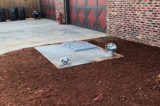Storm Shelter Installation | Cyclone Septics | Guthrie, OK