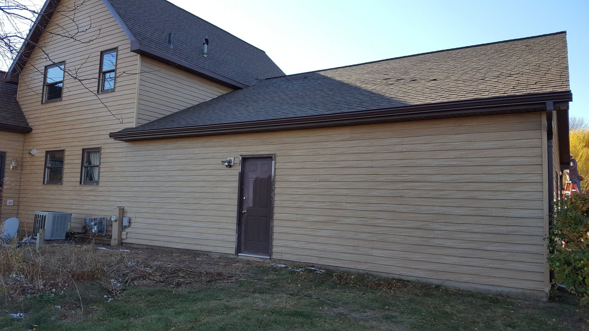 Royal Brown Gutter, 3x4, and Leaf-X