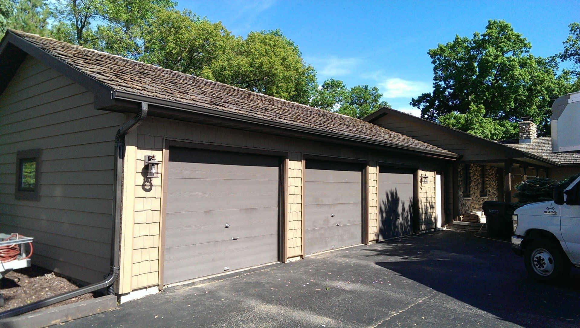 Musket Brown Gutter and 3x4 Downspout