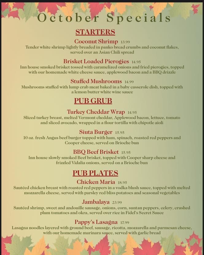 Lunch and Dinner Menu | The East End