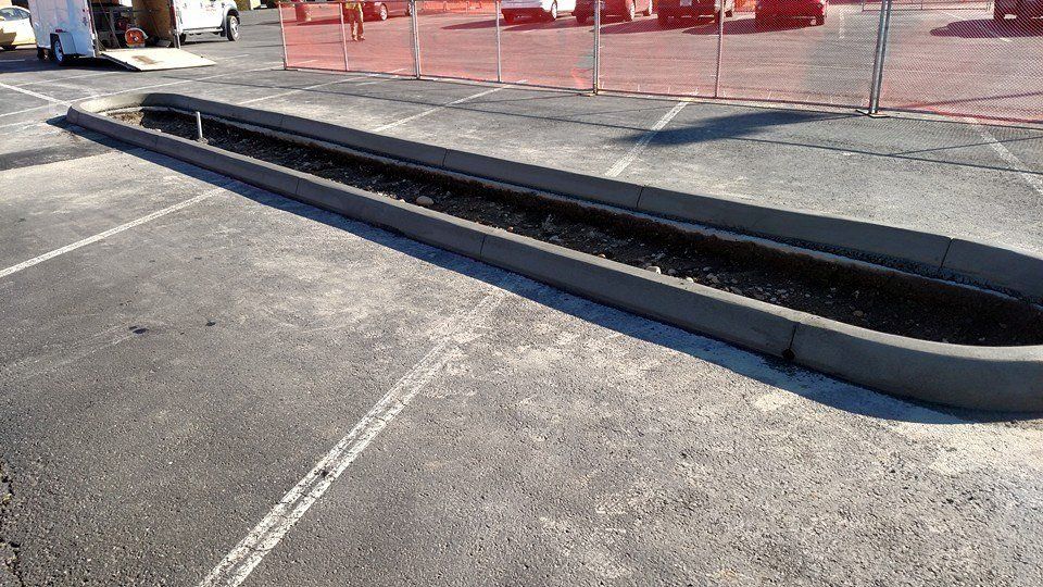 Extruded Curbing & Wheel Stops | Parking Lot Curbs Bellingham & Mount ...