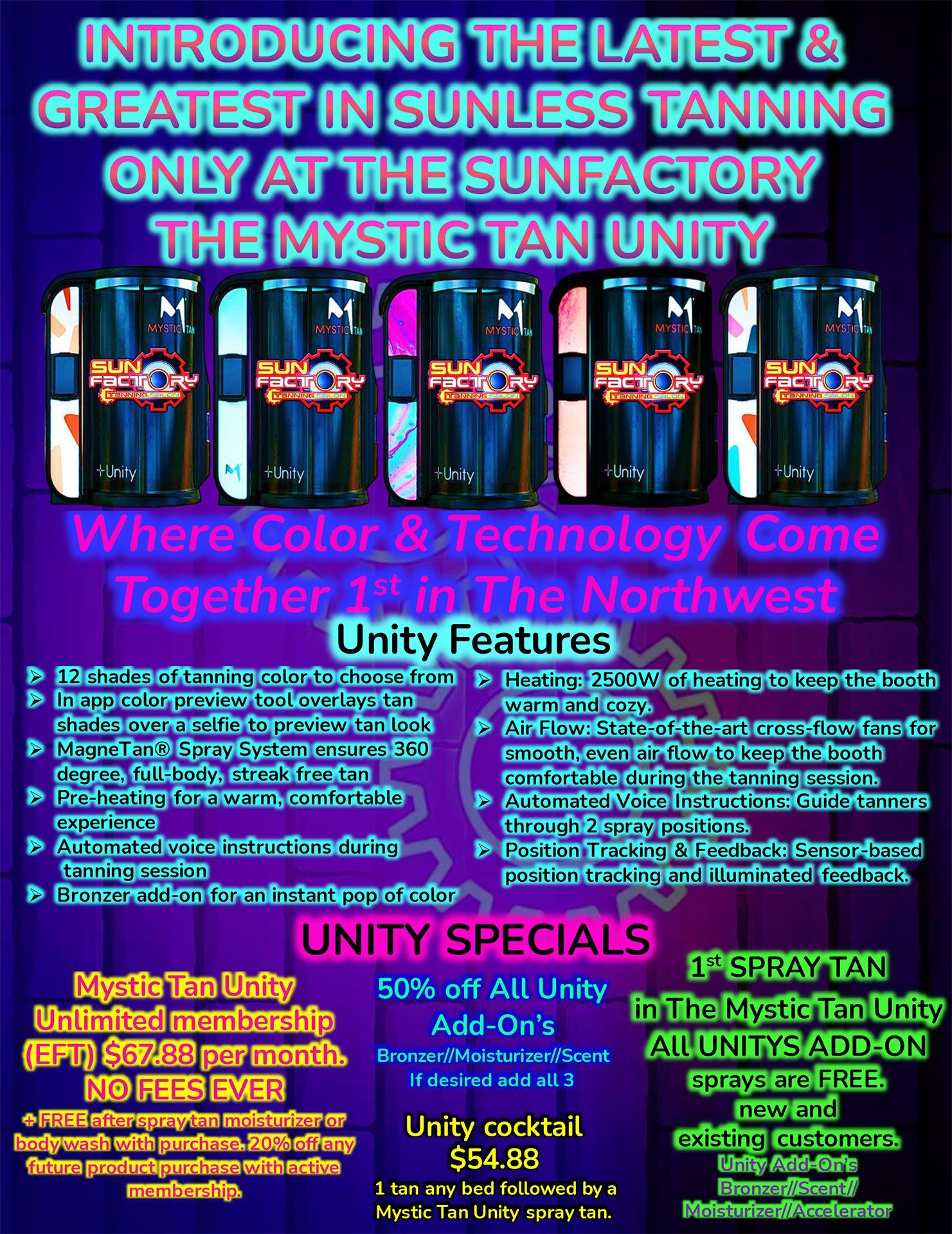 Sun Factory Tanning Salon Specials | Marysville, WA
