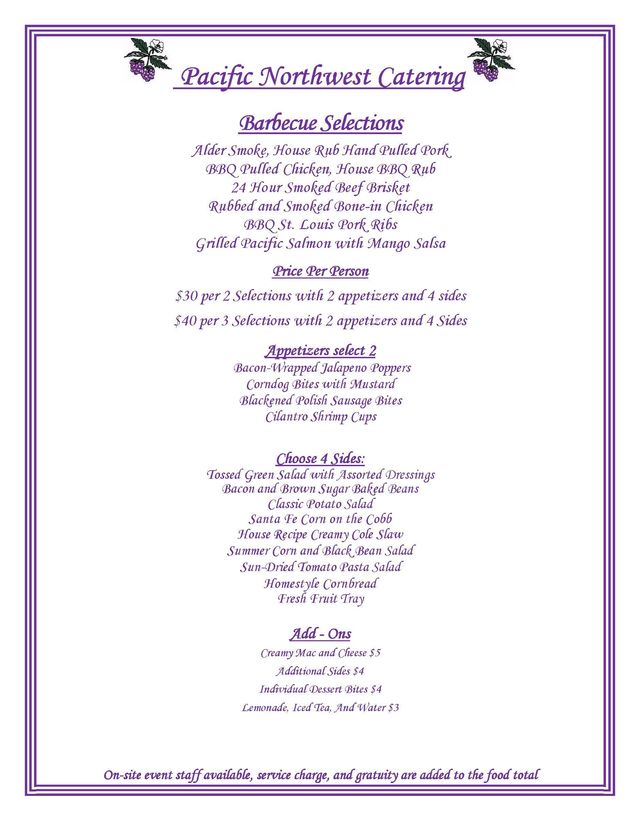 Southern Bbq Menu For Wedding Bbq Menu For Wedding This Menu Is Now ...