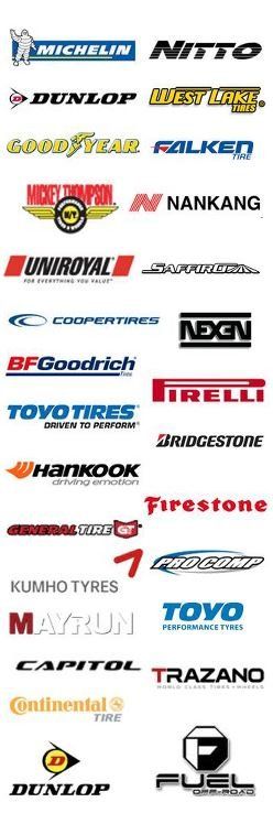 Tire Brands Logos