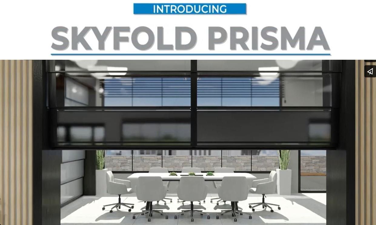 W. L. Hall Company & Skyfold Introduce Prisma™ Glass Vertical Partitions