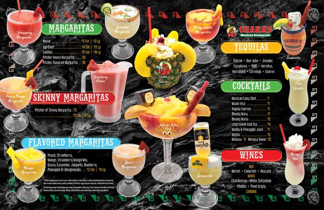 Mexican Drinks Menu Untitled