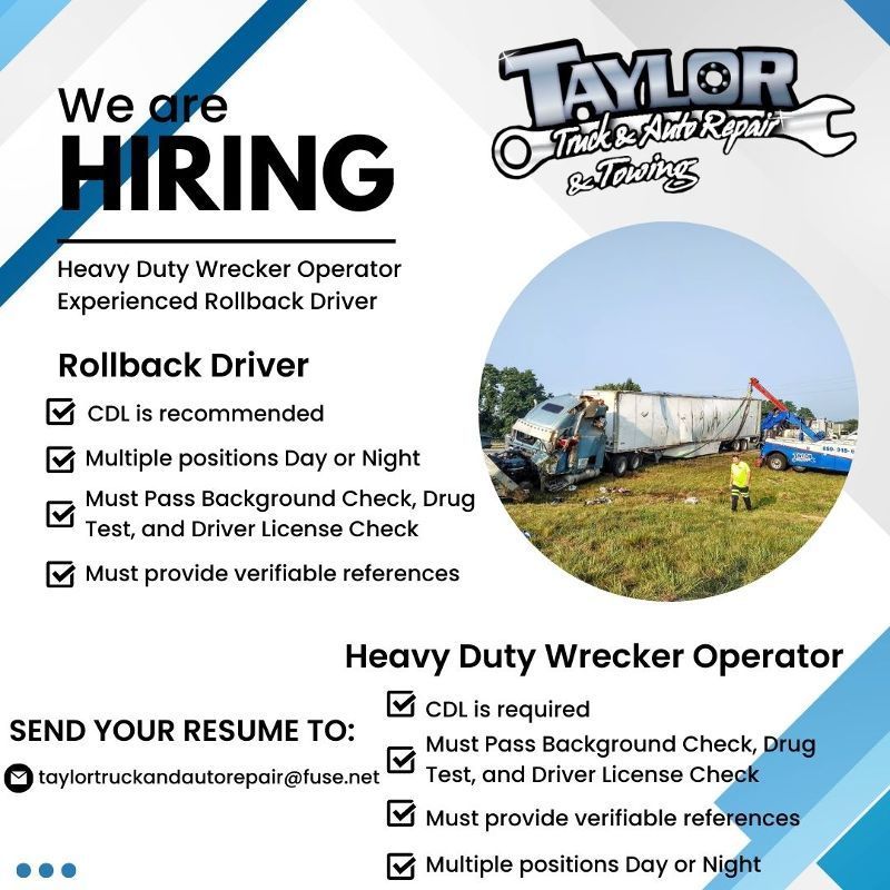 Auto Repair Shop and Towing Near Me | Taylor Truck & Auto Repair & Towing