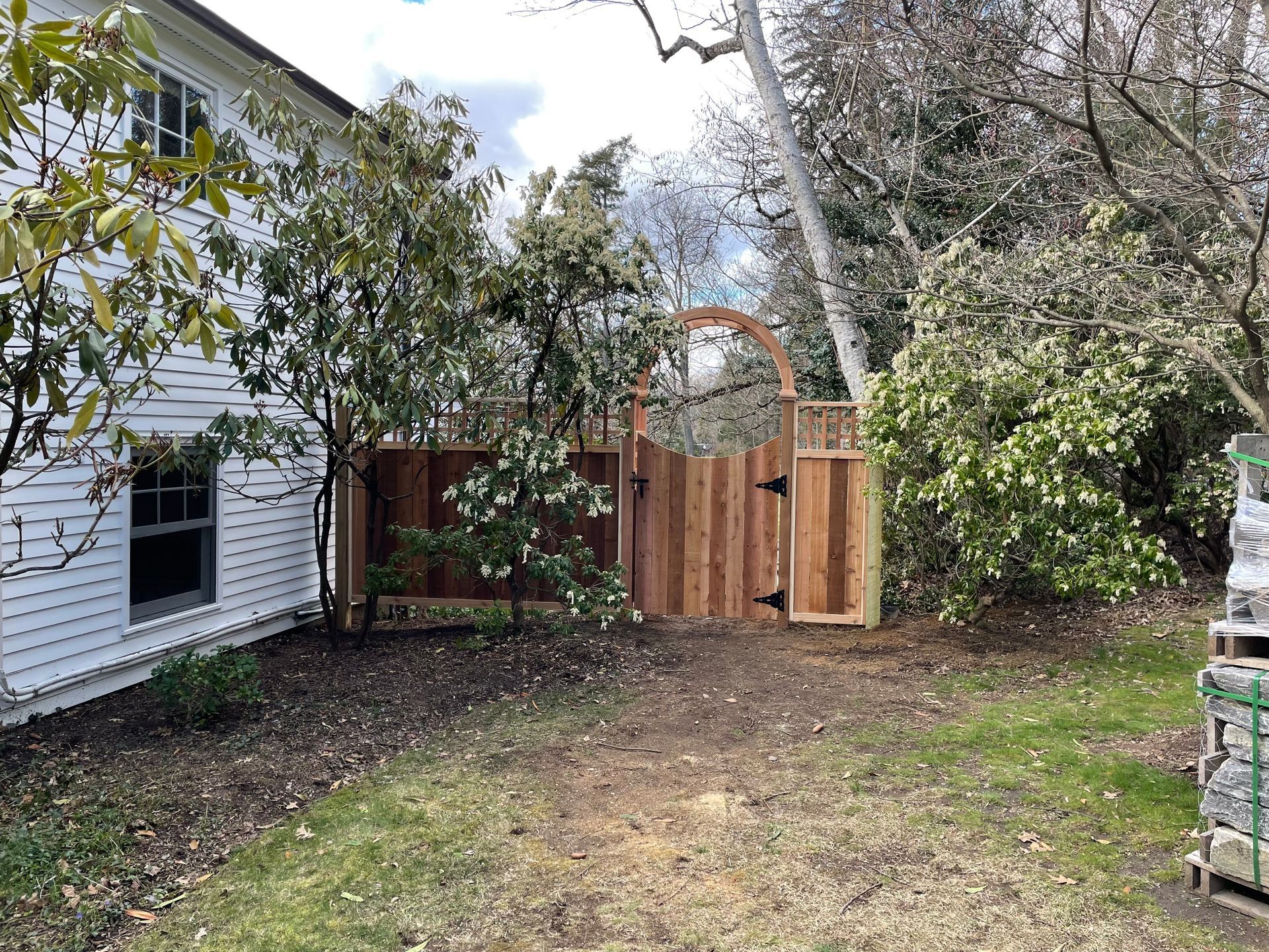 Custom Arbor, Custom Lattice Fence