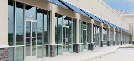 Commercial Safety Glass Windows