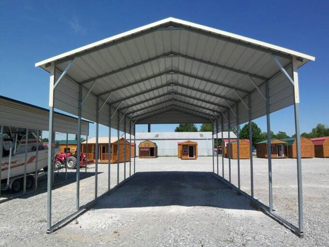 Used Metal Rv Covers 24x31 A Frame Roof RV Cover | Buy Online At Great