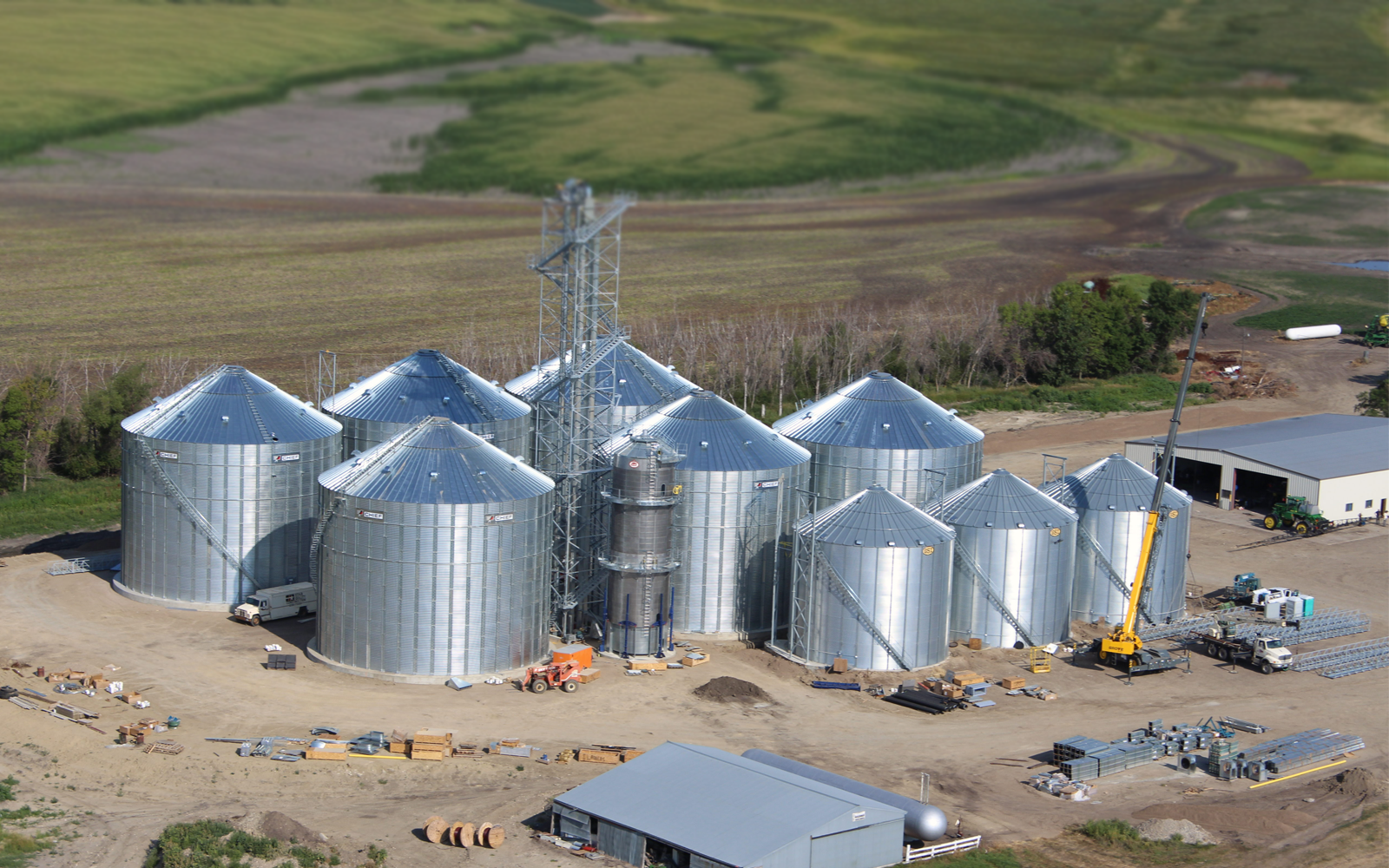 Poland Steel Grain Bin | Jamestown, ND