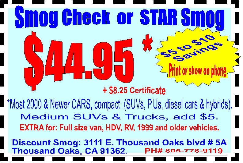 Smog Station | Regular Smog Check | Thousand Oaks, CA