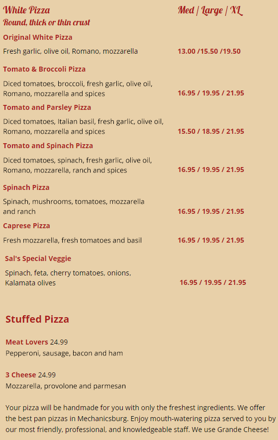 Pizza | Italian Delight Pizzeria | Mechanicsburg, PA