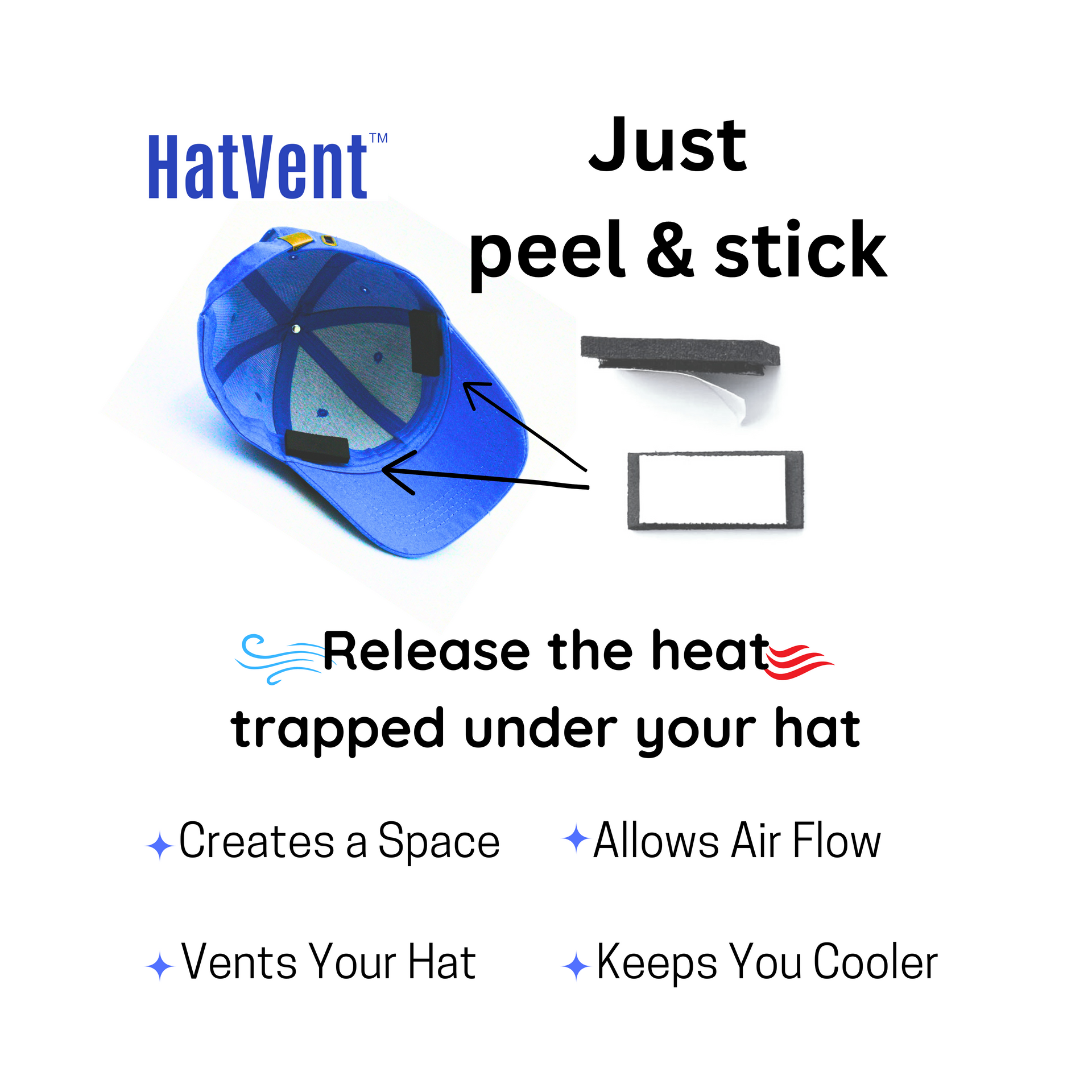 Hat Vent | Clip Inside Your Hat | Sterling Heights, MI