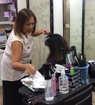 Hair stylists store